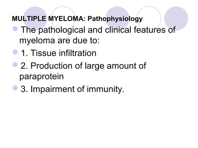 Multiple myeloma - Dr Guru | PPT