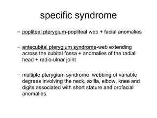 Multiple Pterygium | PPT