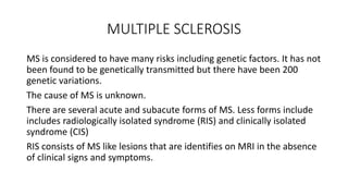 MULTIPLE-SCLEROSIS-PowerPoint Presentation | PPTX