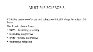 MULTIPLE-SCLEROSIS-PowerPoint Presentation | PPTX