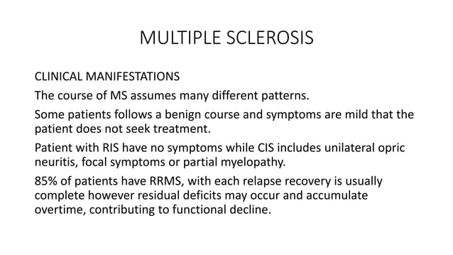 MULTIPLE-SCLEROSIS-PowerPoint Presentation | PPTX