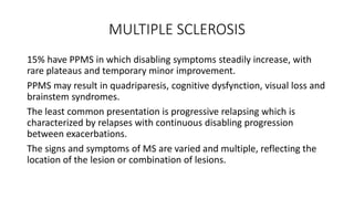 MULTIPLE-SCLEROSIS-PowerPoint Presentation | PPTX