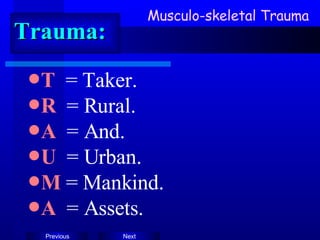 Multiple Trauma 1 | PPT
