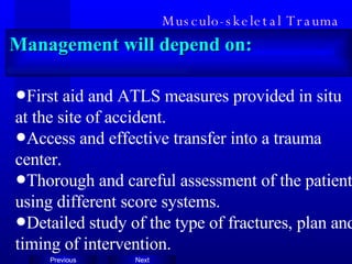 Multiple Trauma 3 | PPT