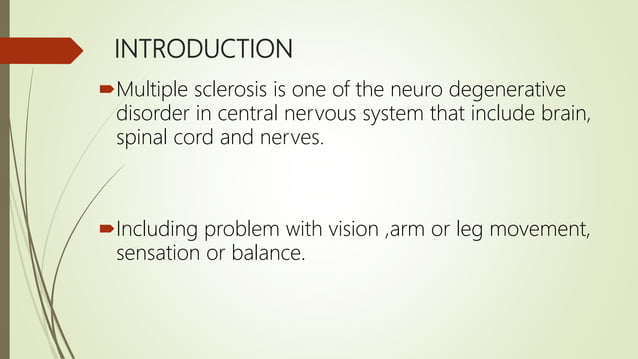 Preclinical Screening for Neurodegenerative Disease (Multiple Sclerosis) | PPTX | Brain and ...