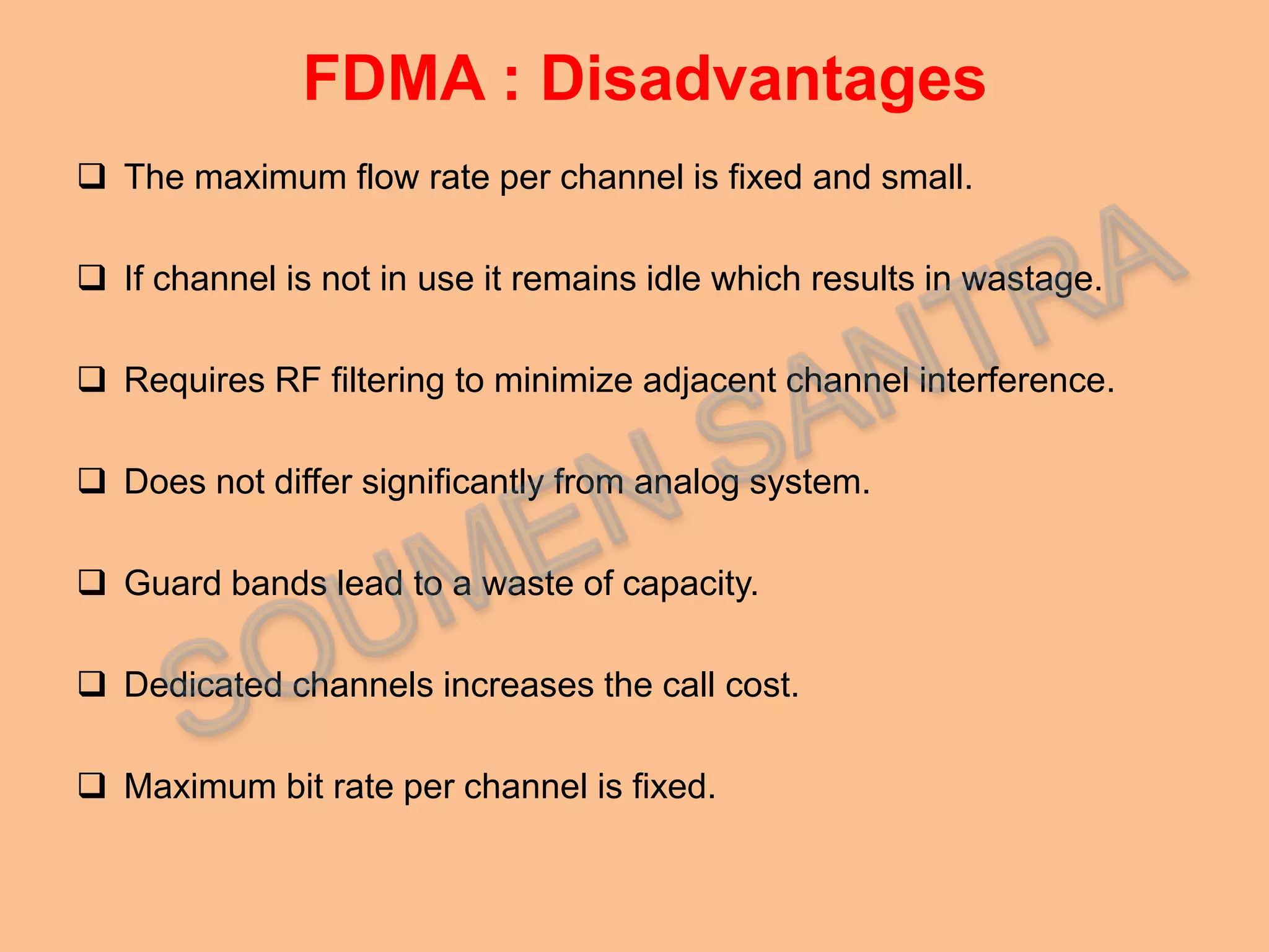 Frequency Division Multiplexing Access (FDMA) | PPTX
