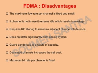 Frequency Division Multiplexing Access (FDMA) | PPTX