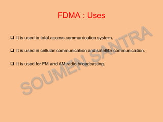 Frequency Division Multiplexing Access (FDMA) | PPTX
