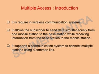 Frequency Division Multiplexing Access (FDMA) | PPTX