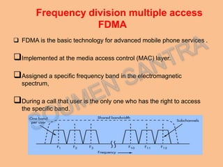 Frequency Division Multiplexing Access (FDMA) | PPTX