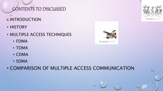 Multiple access communication | PPTX | Computer Networking | Computing