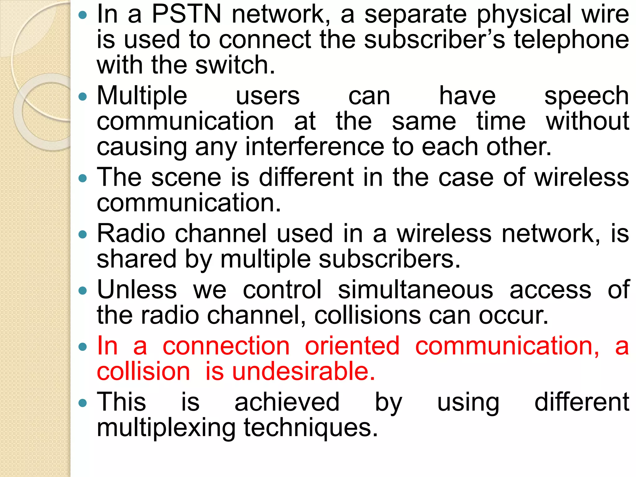 Multiple access procedures | PPT