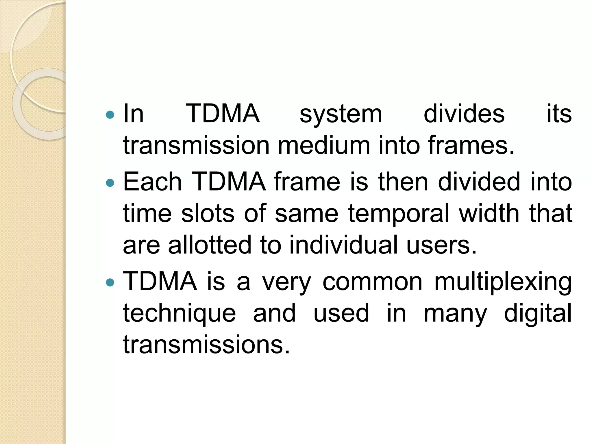 Multiple access procedures | PPT