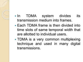 Multiple access procedures | PPT