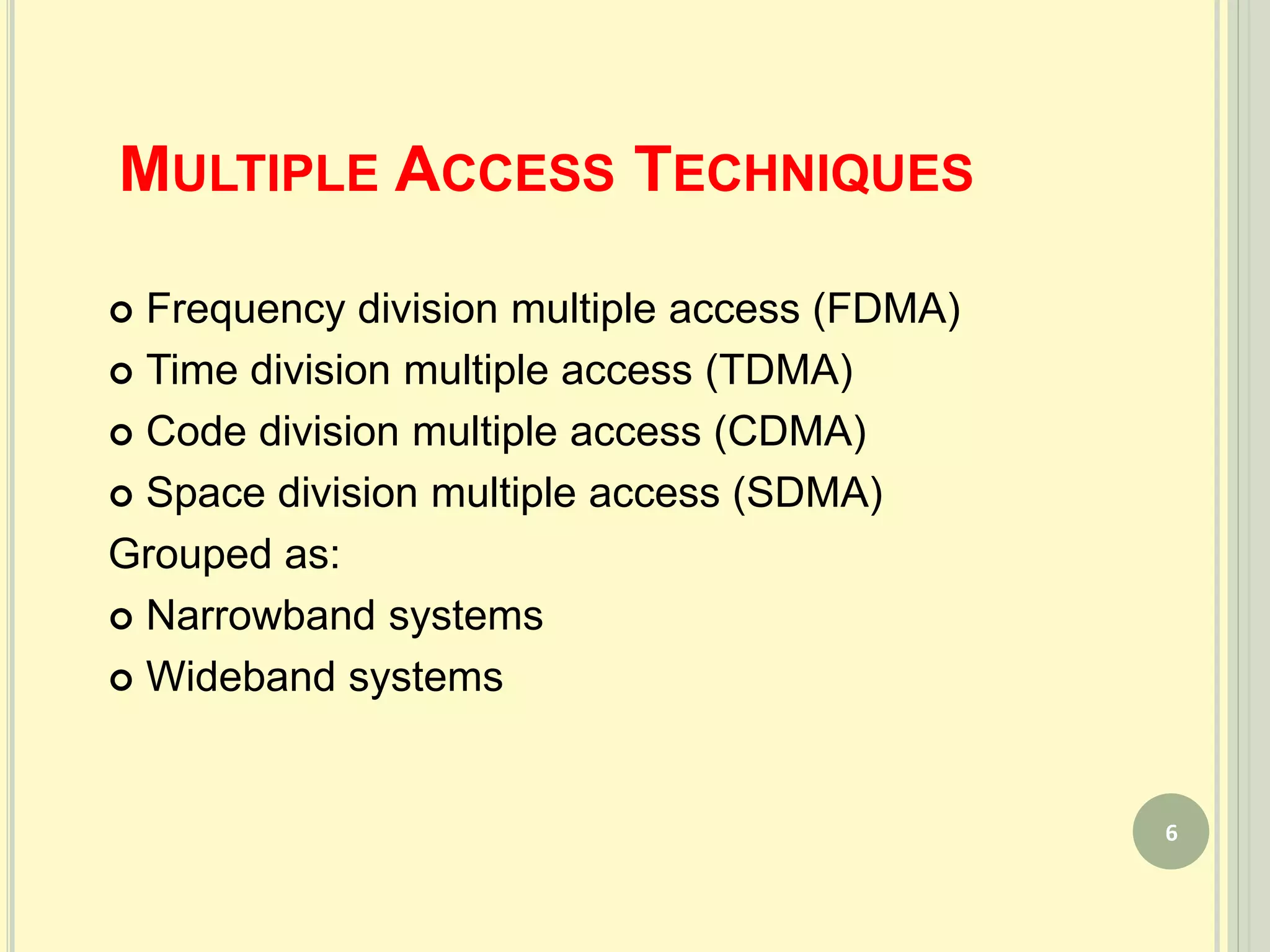 Multiple access techniques | PPT