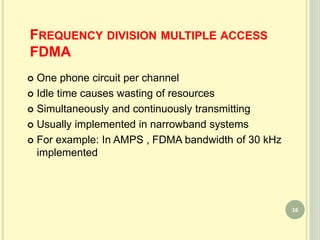 Multiple access techniques | PPT