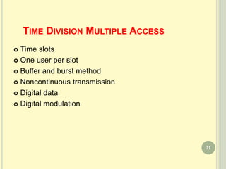 Multiple access techniques | PPT