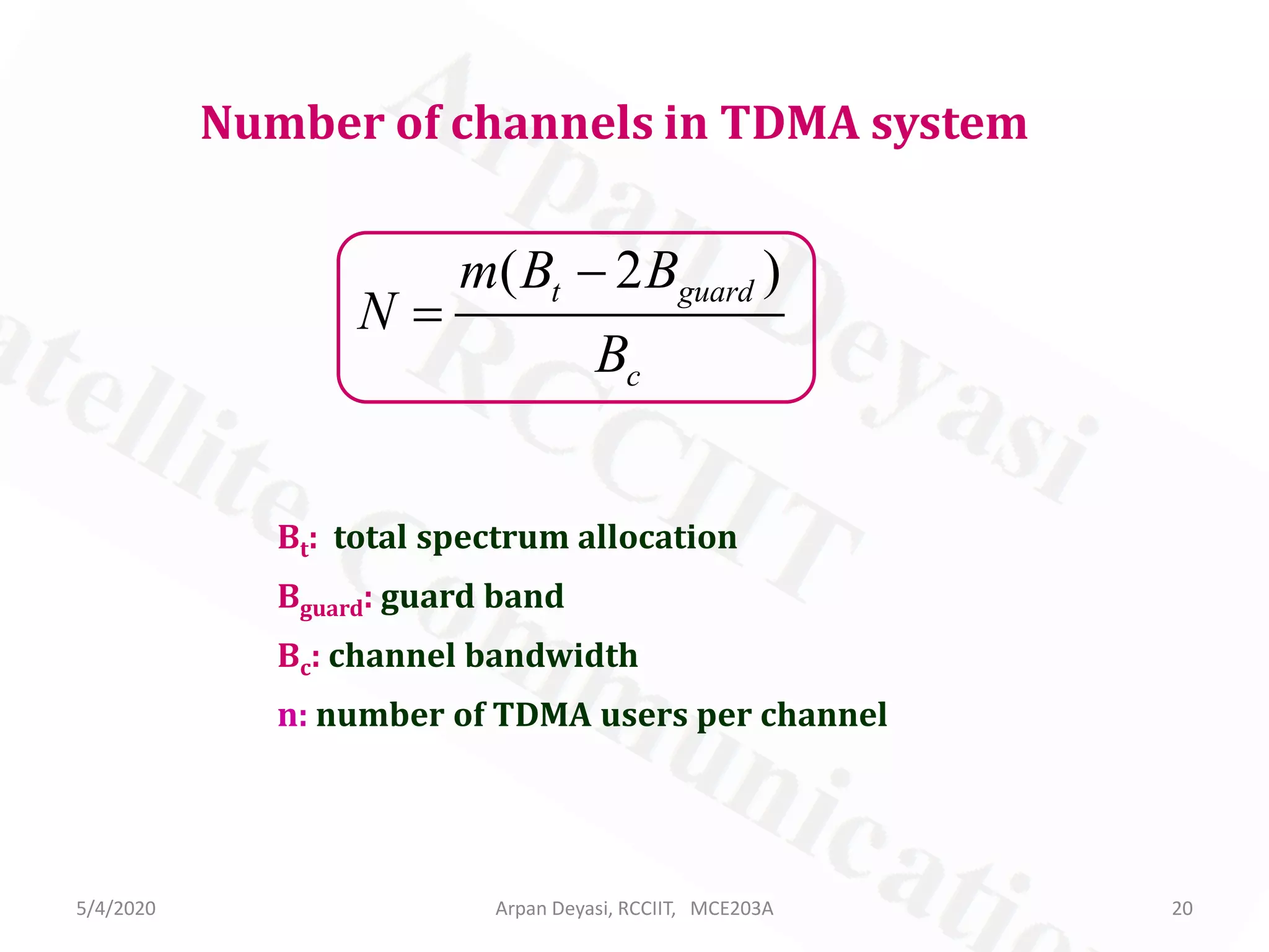 Multiple access techniques | PDF