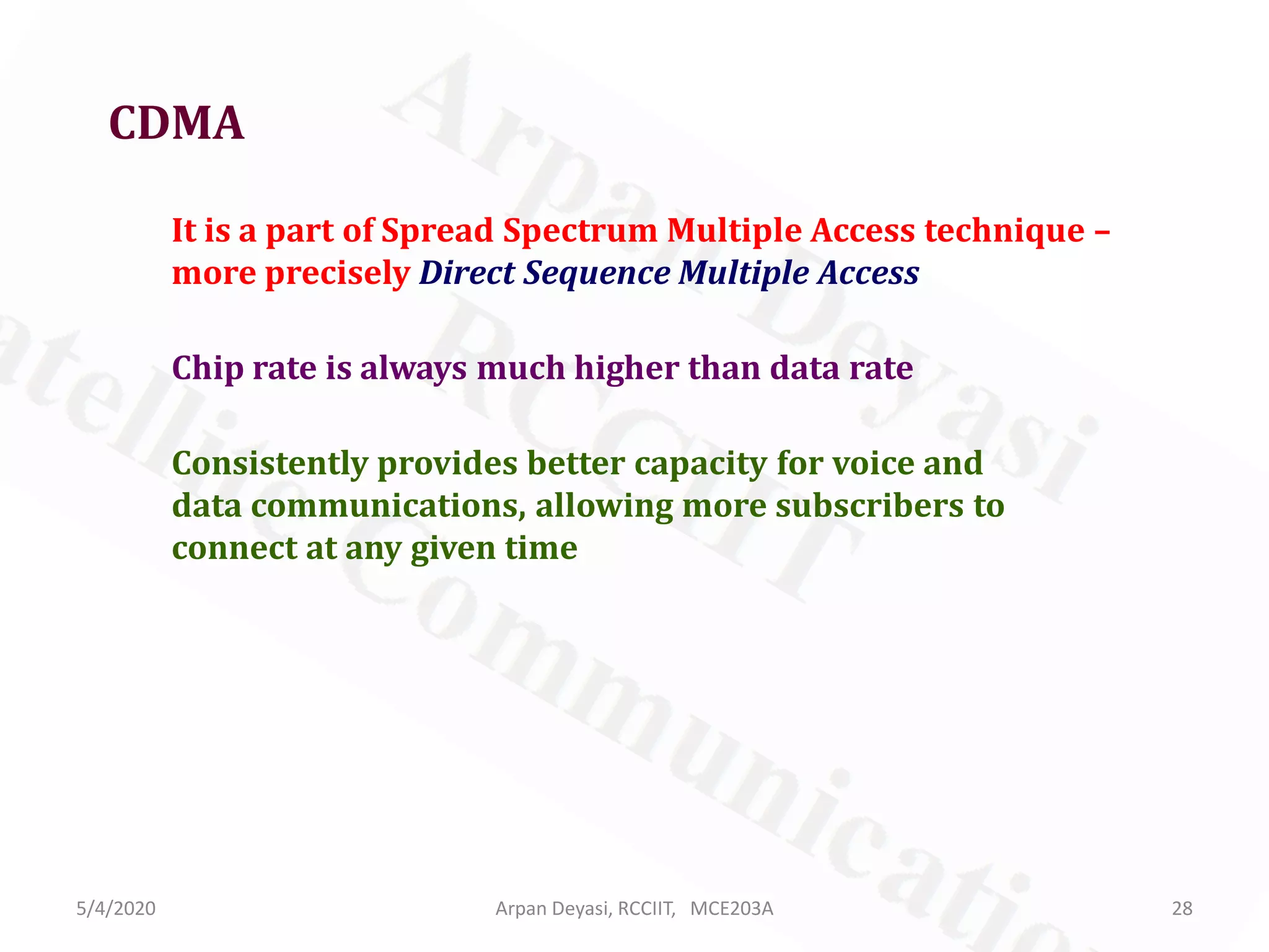 Multiple access techniques | PDF