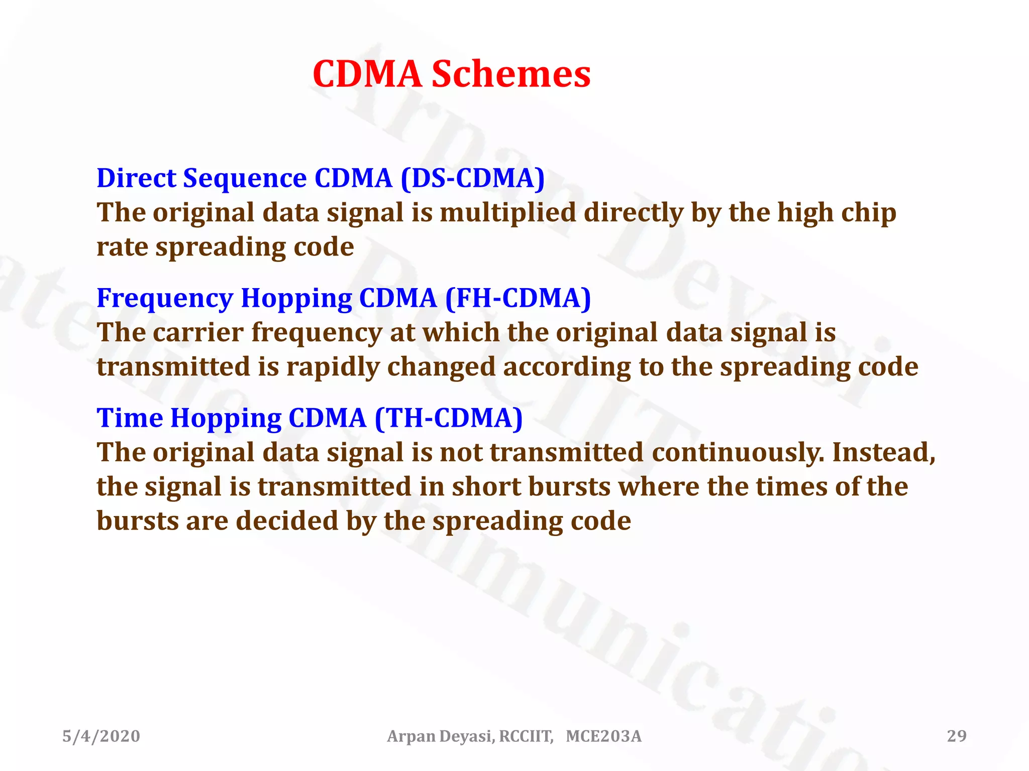Multiple access techniques | PDF