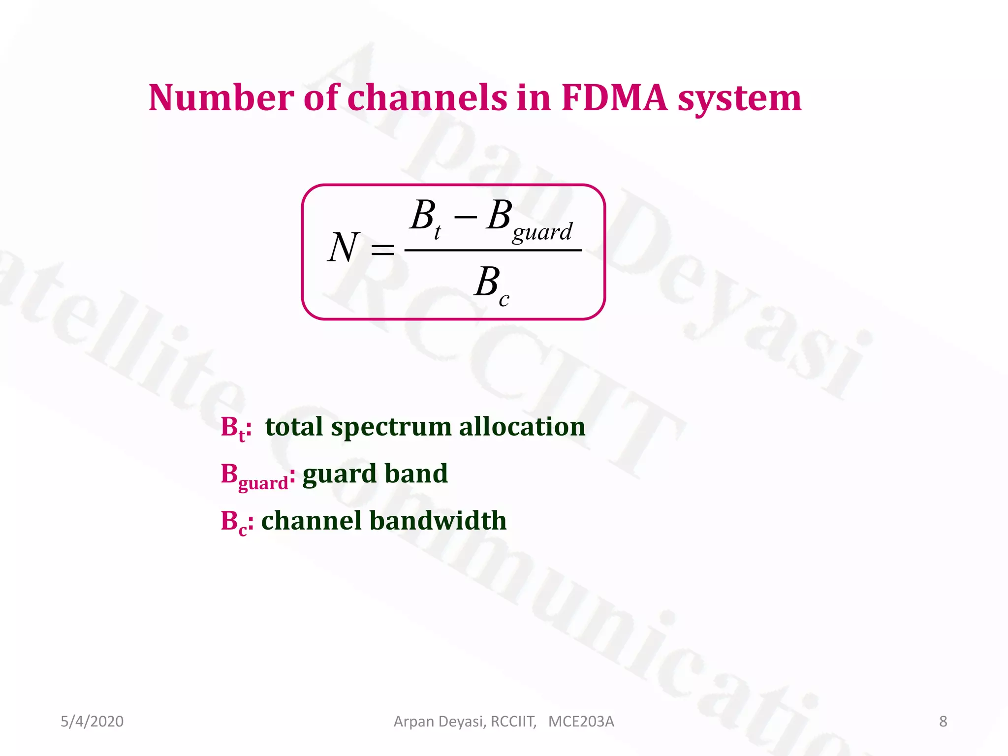 Multiple access techniques | PDF