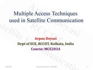 Multiple access techniques | PDF