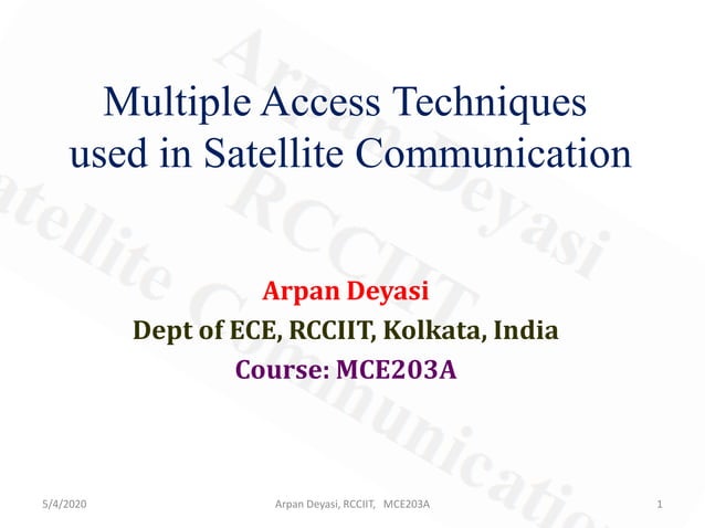 Multiple access techniques | PDF | Digital Audio | Computer Software and Applications