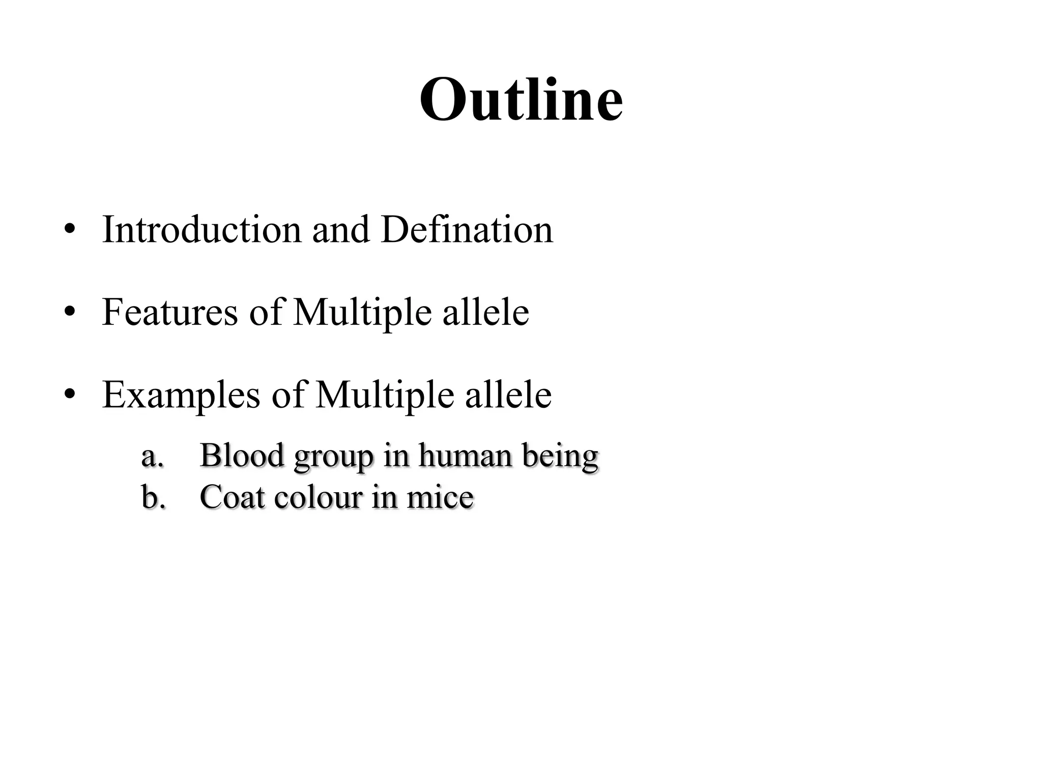 Multiple allele | PPTX