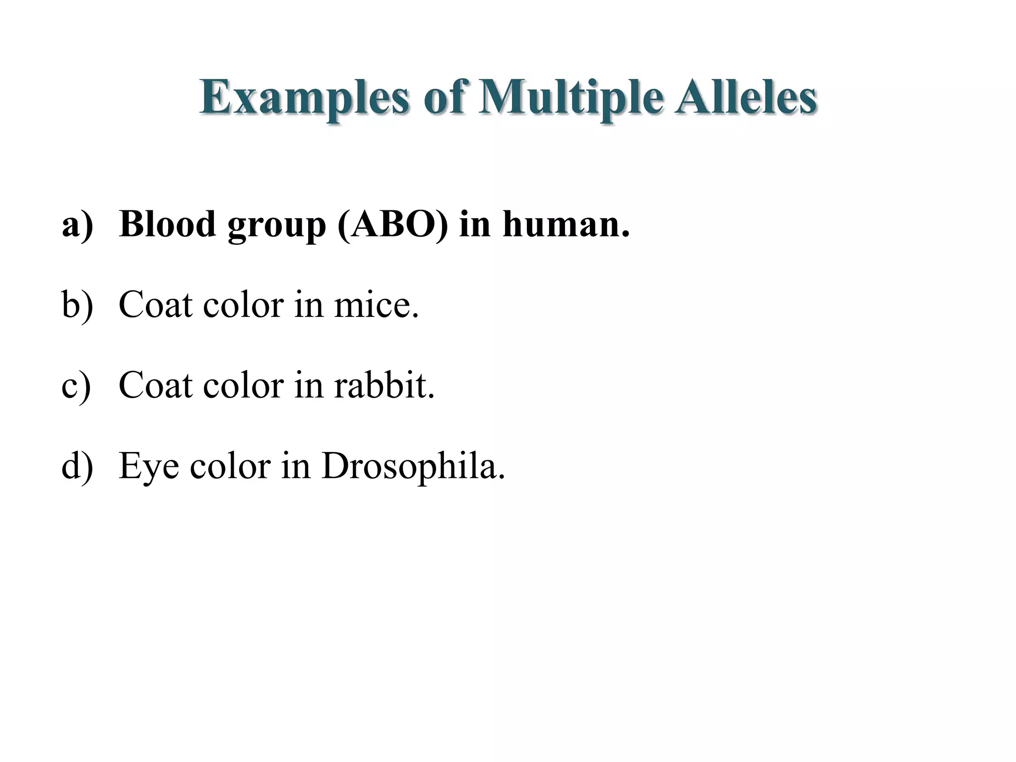 Multiple allele | PPTX