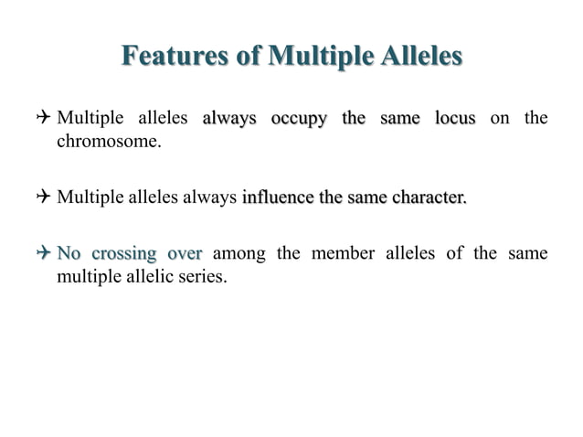 Multiple allele | PPTX