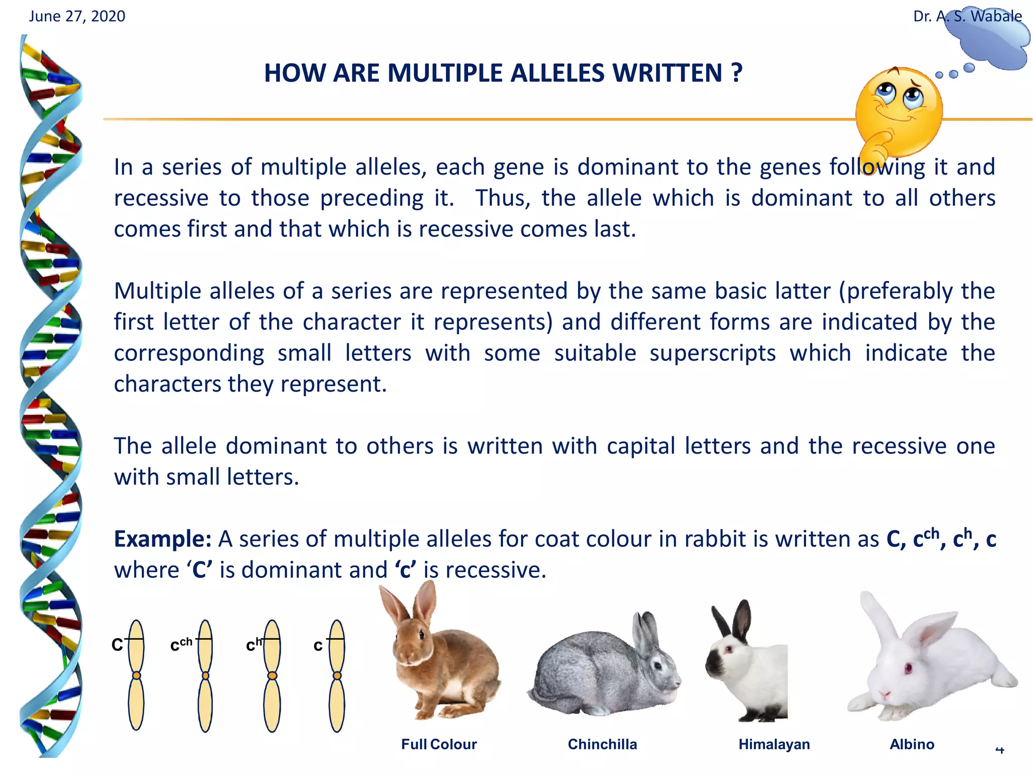 Multiple alleles | PDF