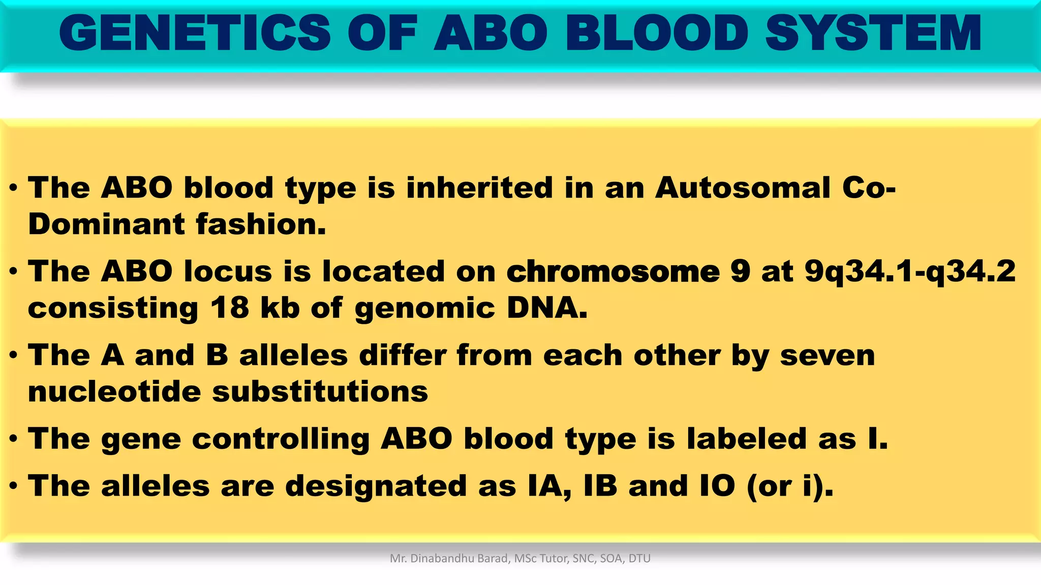 MULTIPLE ALLELES AND BLOOD GROUPING | PPTX