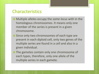 Multiple allelism | PPTX