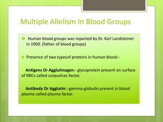 Multiple allelism | PPTX