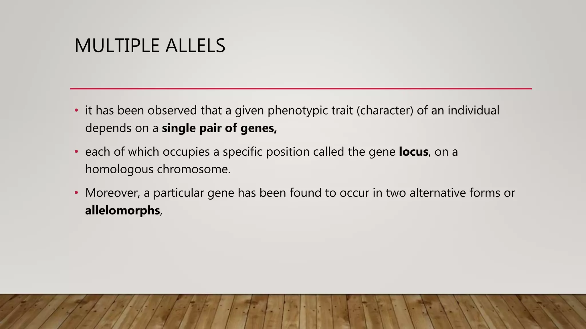 Multiple allele of rabbit coat color | PPTX