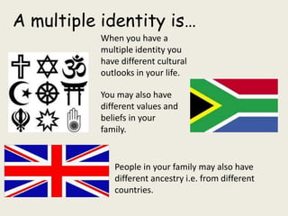 Multiple and shared identities | PPTX