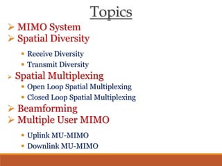 Multiple Antenna techniques.pptx