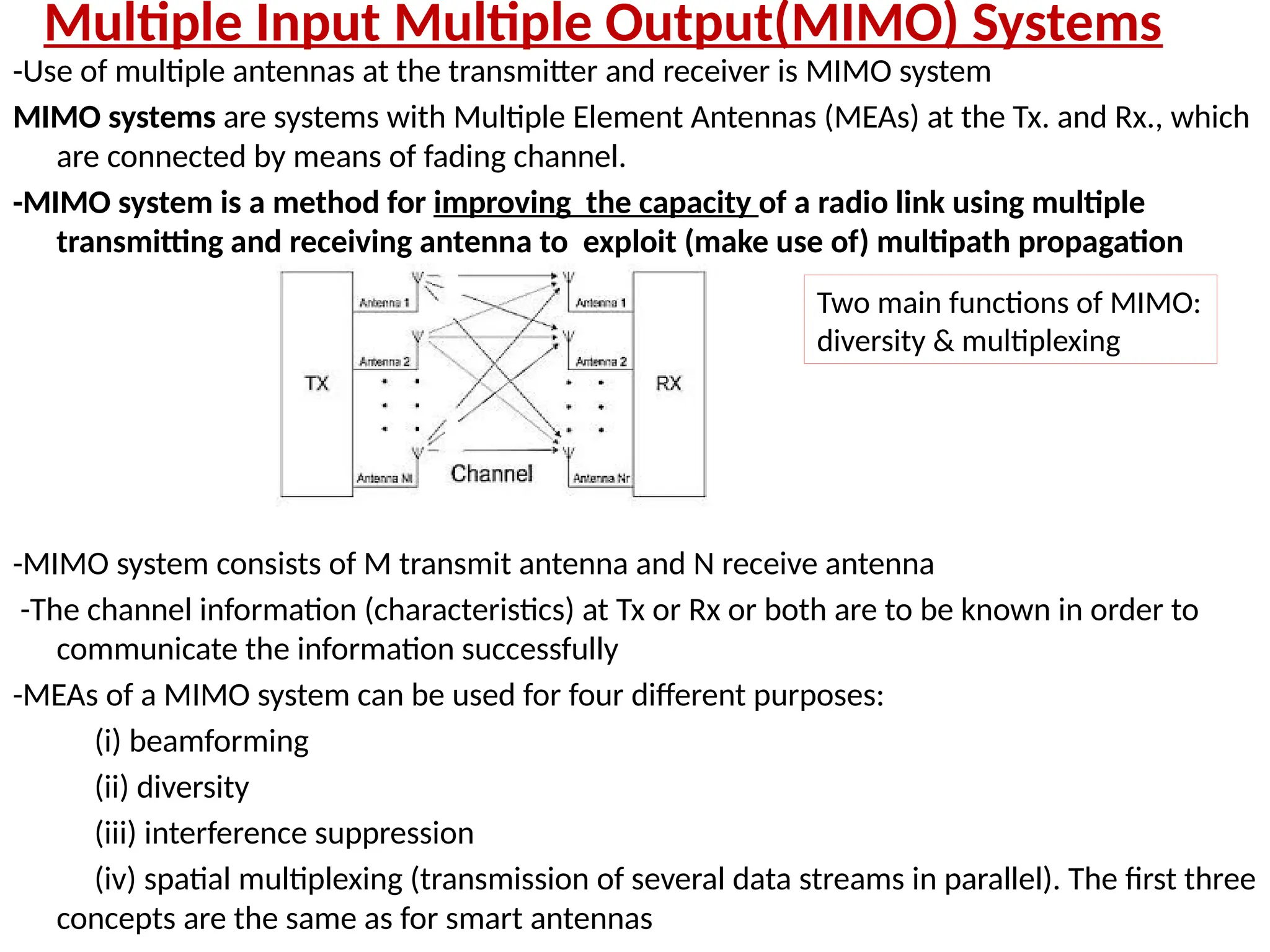 MULTIPLE ANTENNA TECHNIQUES -wireless communication(1).pptx