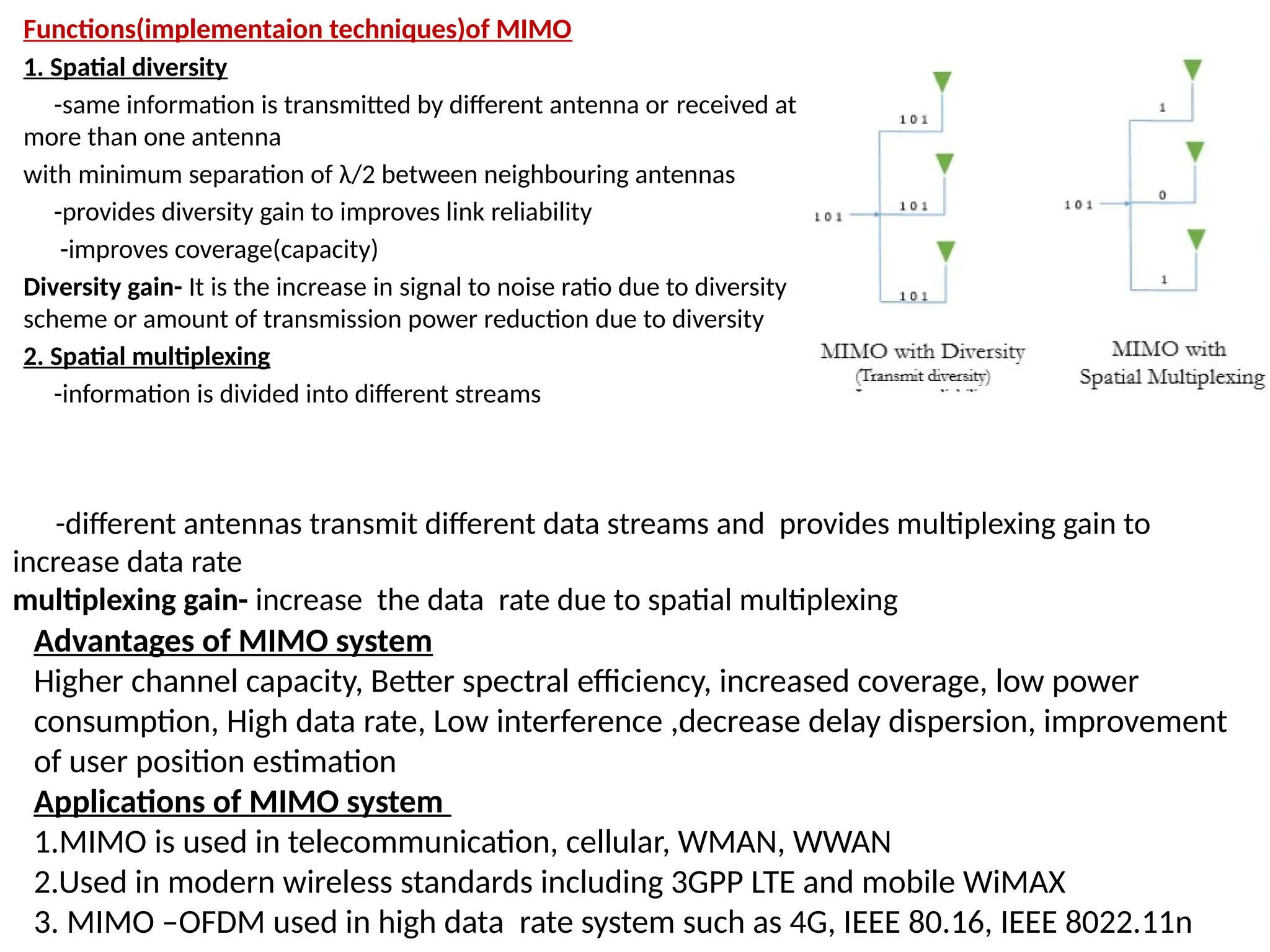 MULTIPLE ANTENNA TECHNIQUES -wireless communication(1).pptx