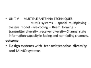 MULTIPLE ANTENNA TECHNIQUES -wireless communication(1).pptx