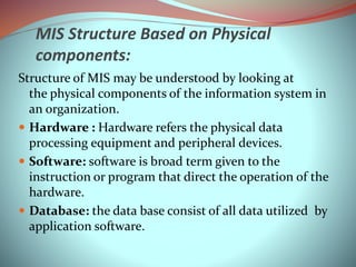 Multiple approaches to structure of mis | PPTX