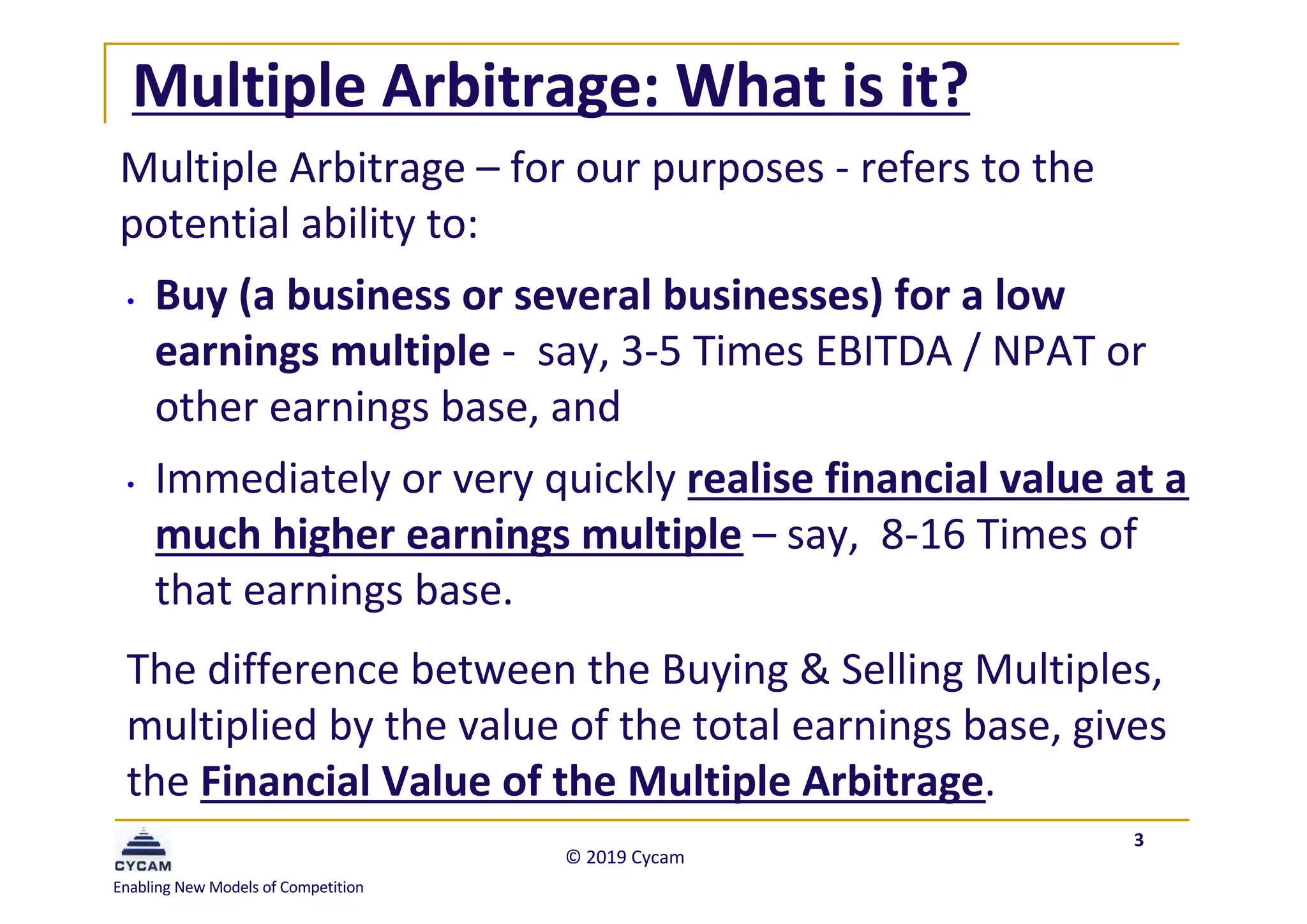 Multiple Arbitrage, the Roll up Playbook & Why some Roll-ups Fail - A Primer | PDF
