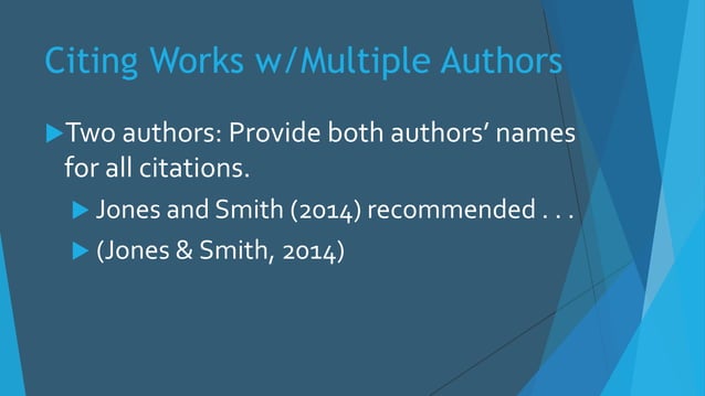 Multiple Authors (APA) | PPTX
