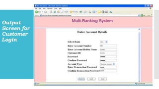 Multiple banking system | PPTX