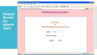 Multiple banking system | PPTX