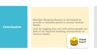 Multiple banking system | PPTX