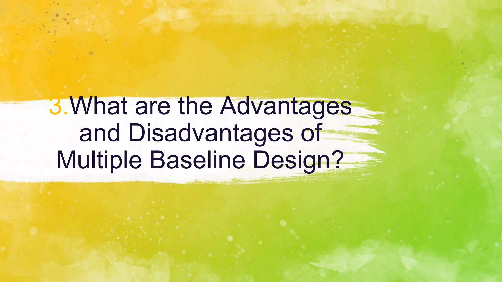 Multiple baseline design | PPTX