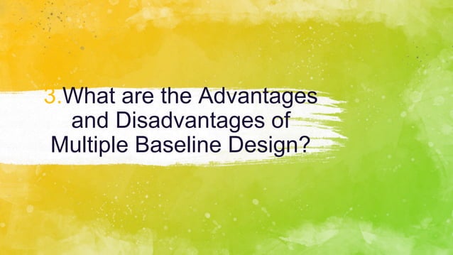 Multiple baseline design | PPTX