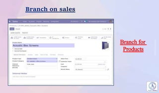 Multiple Branch operation Management Odoo App | PPTX | Computer Software and Applications ...