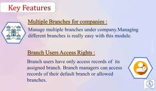 Multiple Branch operation Management Odoo App | PPTX | Computer Software and Applications ...